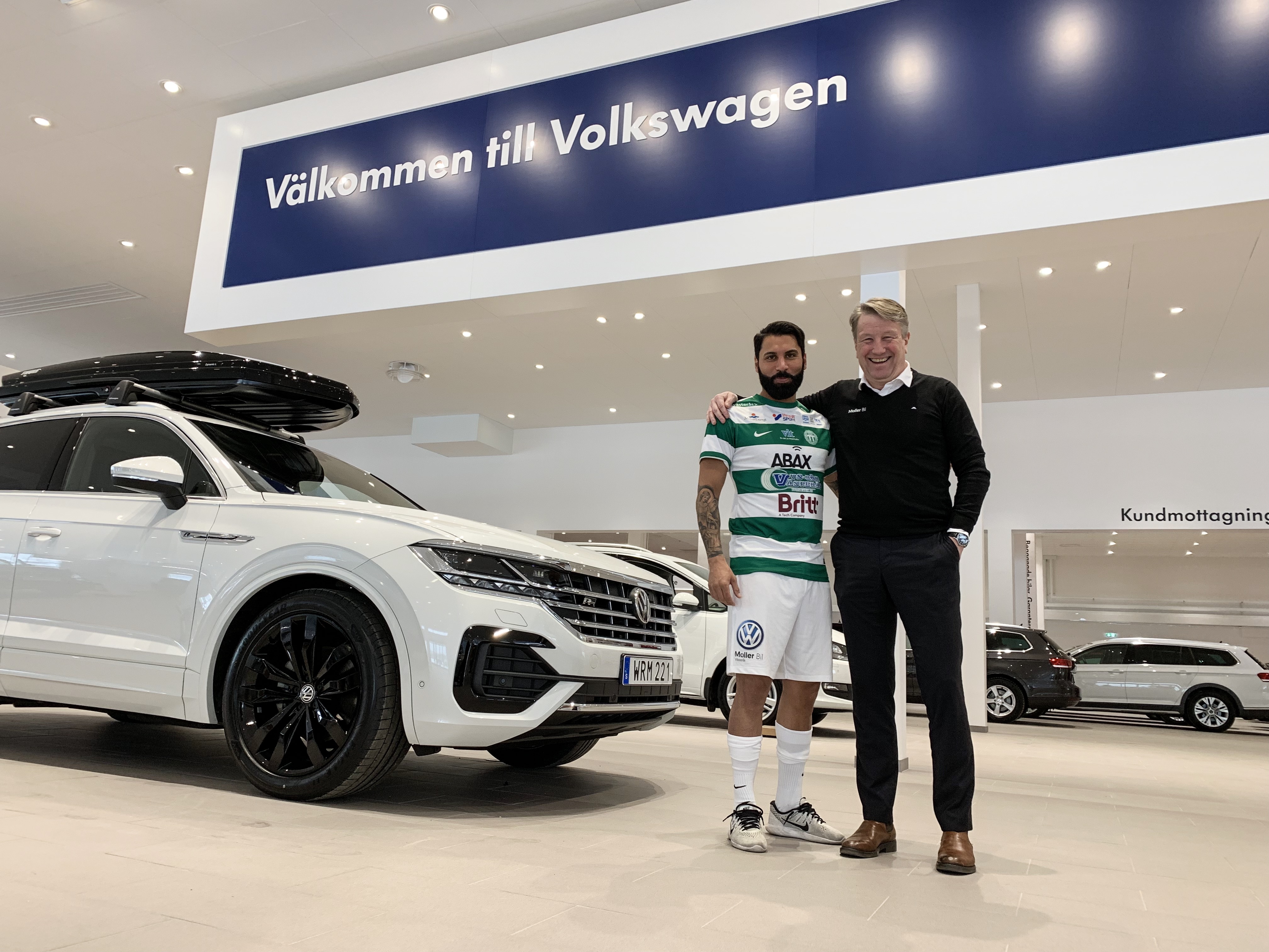 Ny guldpartner: Möller Bil Volkswagen - VSK Fotboll